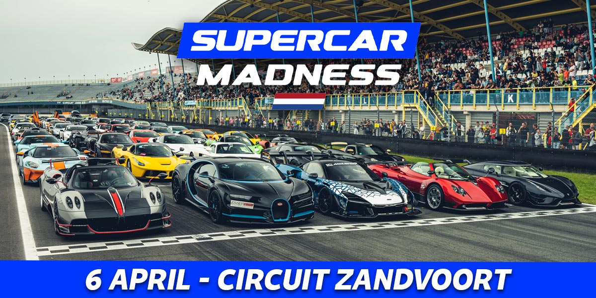 SUPERCARMADNESS 2026 - HET GROOTSTE SUPERCAR EVENT VAN NEDERLAND - Tickets